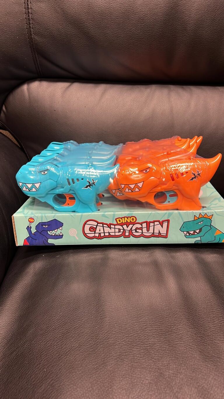 Dino Gun +lollipop 12*10pcs – Noor Star AB