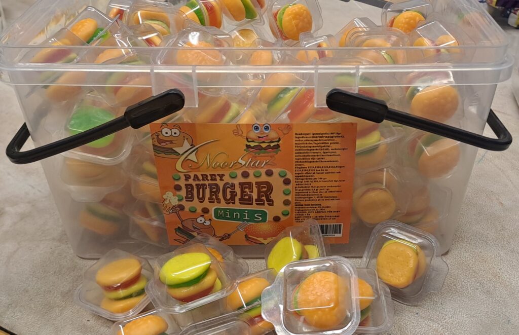Mini Burger (noor)box 8*100*10gr – Noor Star AB